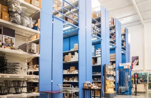 Mezzanine shelving systems | Kimer